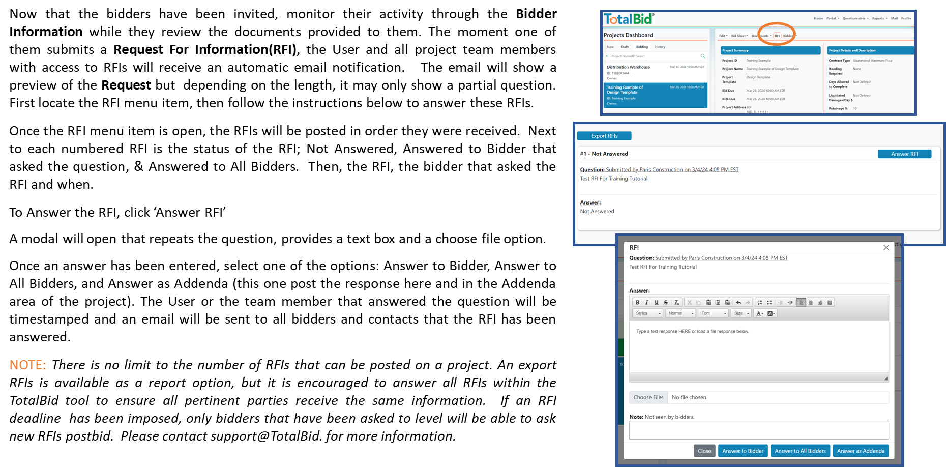 Pre-Bid Phase Tutorial